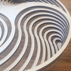 Yin Yang Laser Cut Basket Design: SVG, PDF, DXF Files - Etsy