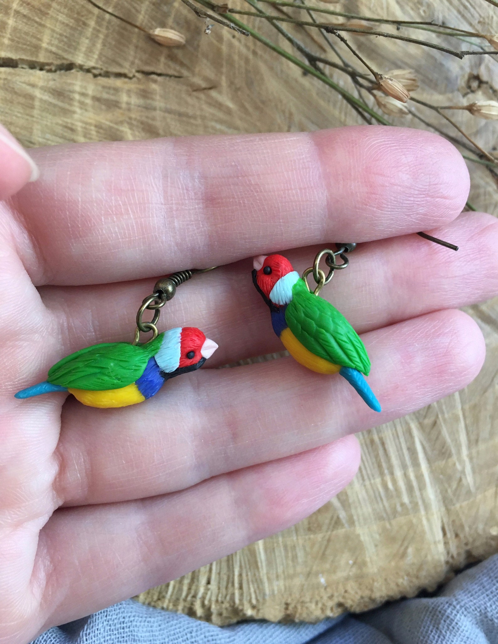 Colored Birds Necklace Bird Lover Gift Tiny Bird Jewelry Birds - Etsy