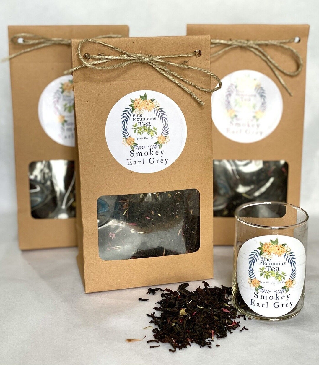 Smokey Earl Grey Tea, 50 Grams. Organic and Wild-harvested Ingredients ...