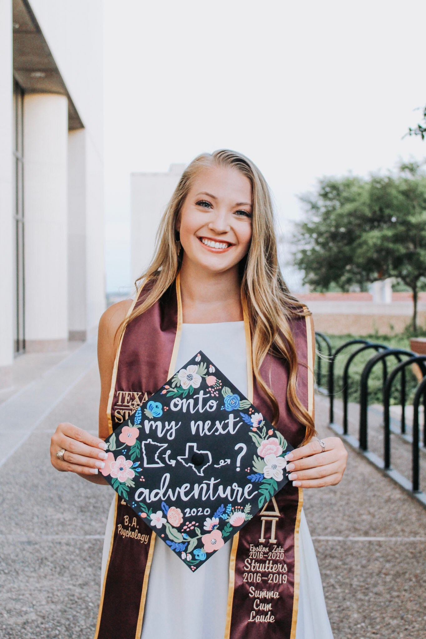 Graduation Cap - Hand Painted - Etsy