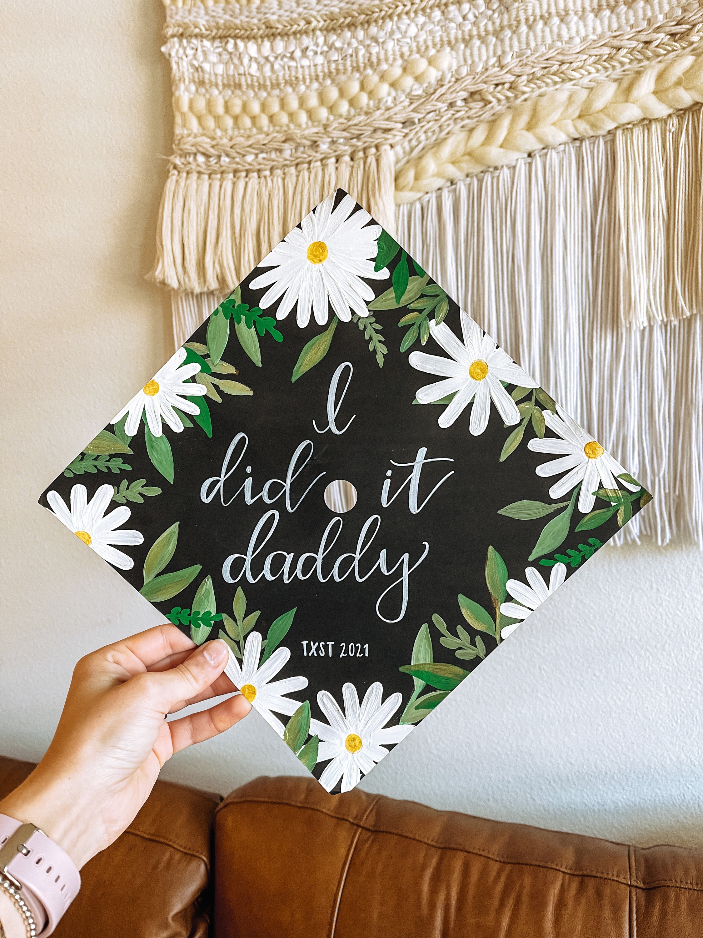 Graduation Cap - Hand Painted - Etsy