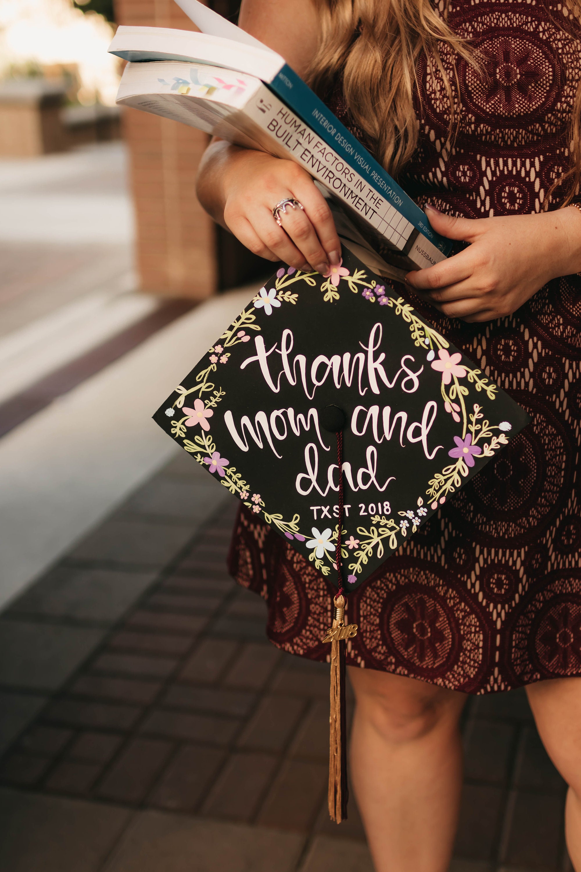 Graduation Cap - Hand Painted - Etsy