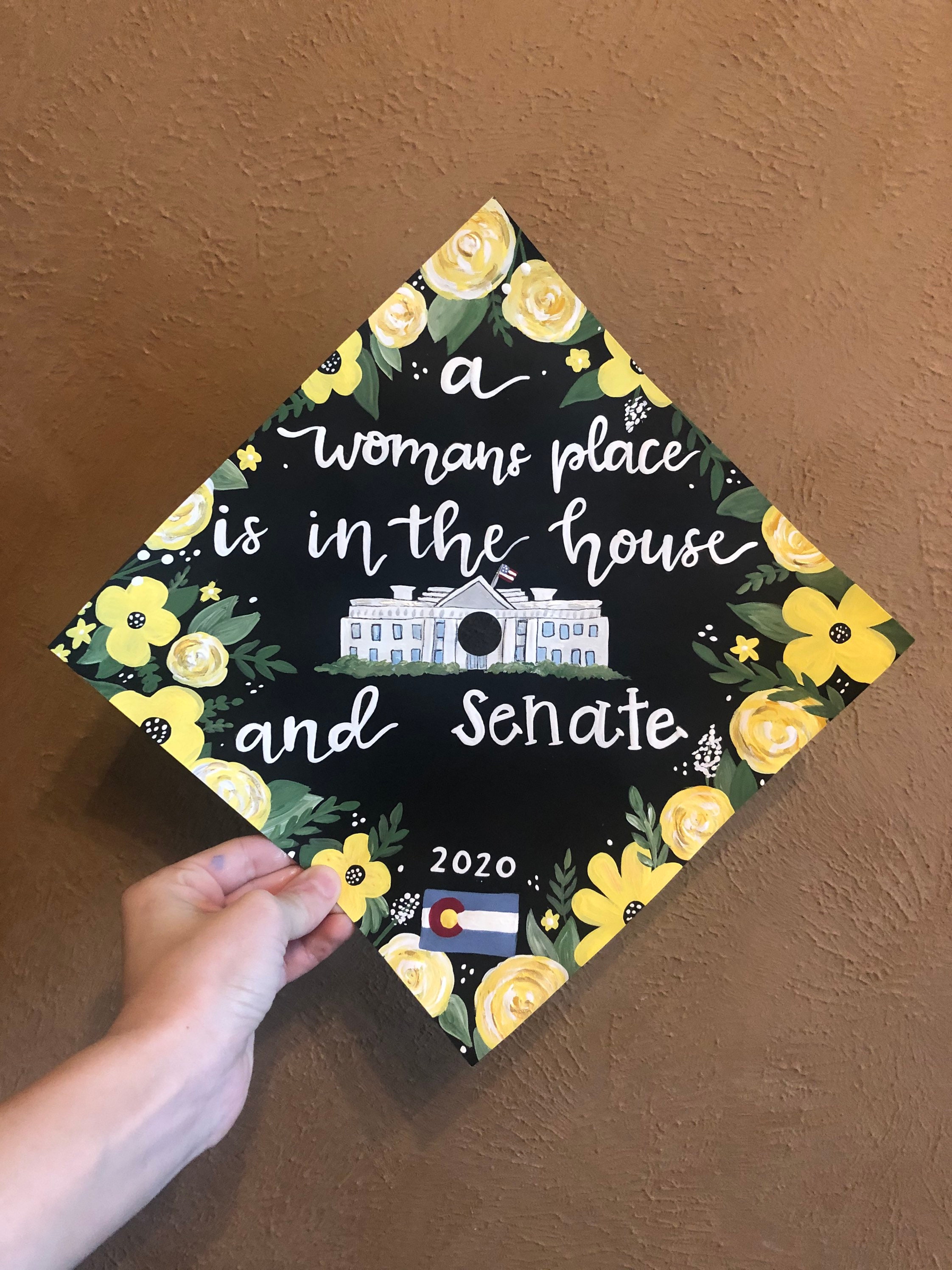 Graduation Cap Hand Painted - Etsy