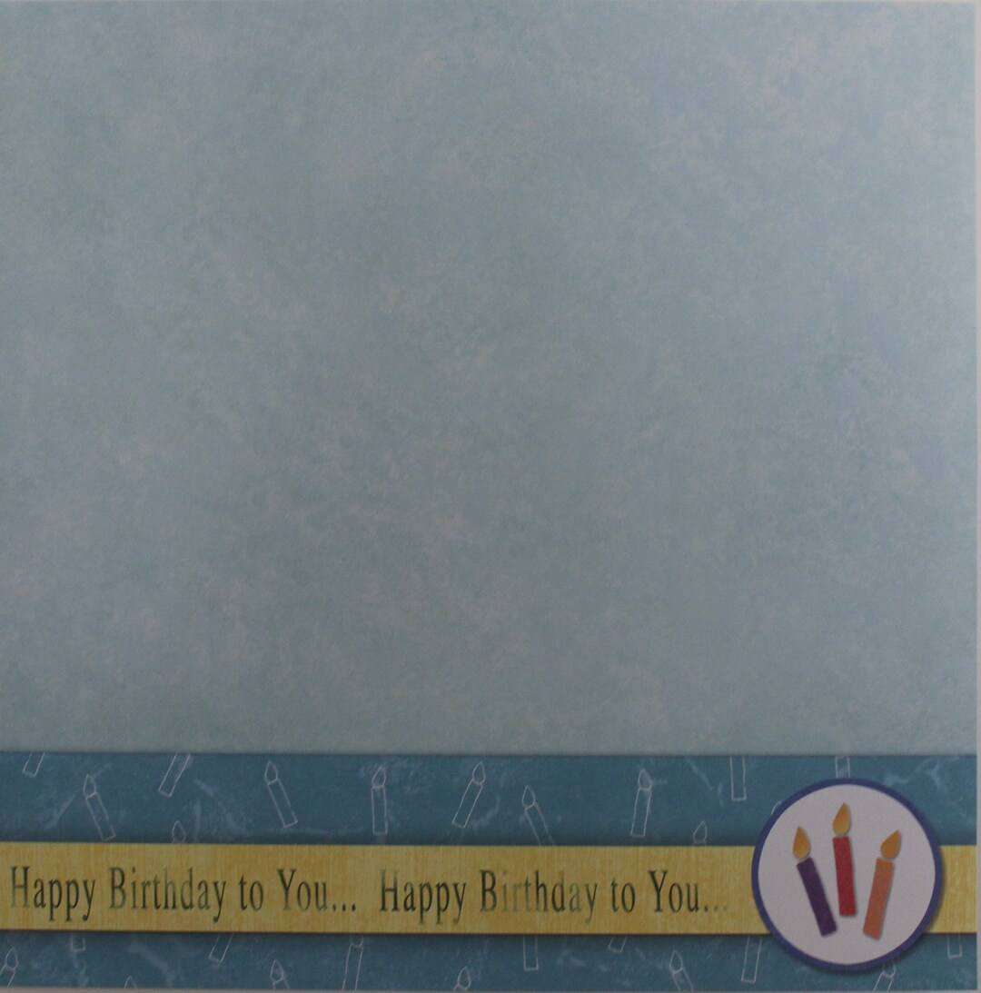 Carolee's Creation Happy Birthday 12x12 Paper - Etsy