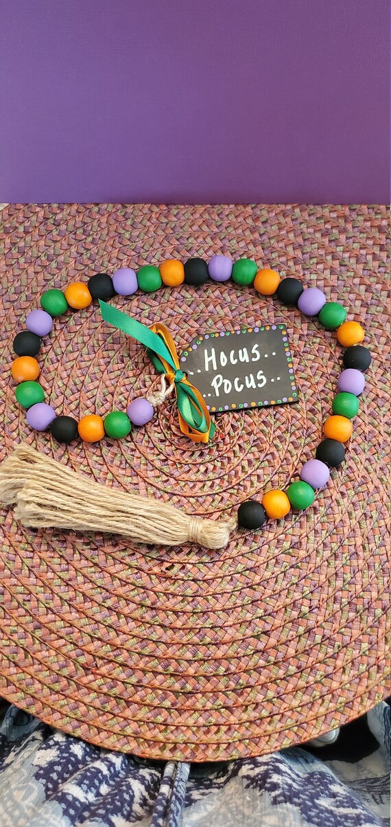 Hocus Pocus Bead Garland - Etsy