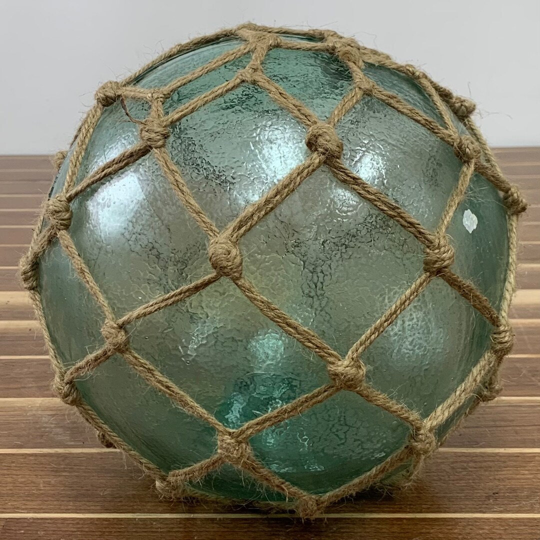 Vintage Light Green Sea Glass Float - Etsy