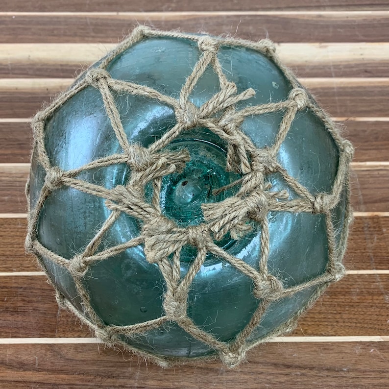 Vintage Light Green Sea Glass Float - Etsy