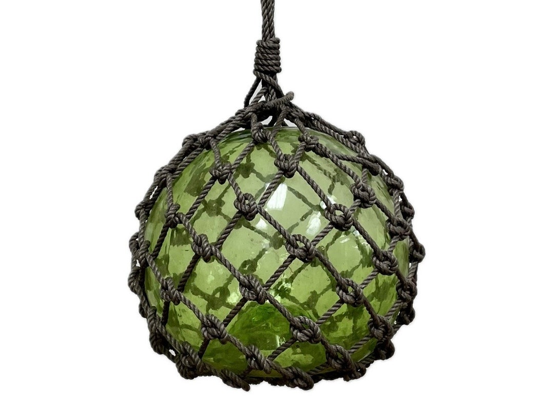 Fishermans Vibrant Green Sea Glass Float - Etsy