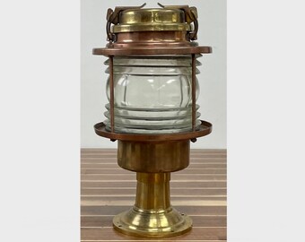Brass Nautical Post Light - Etsy