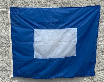 Nautical P Flag - Etsy