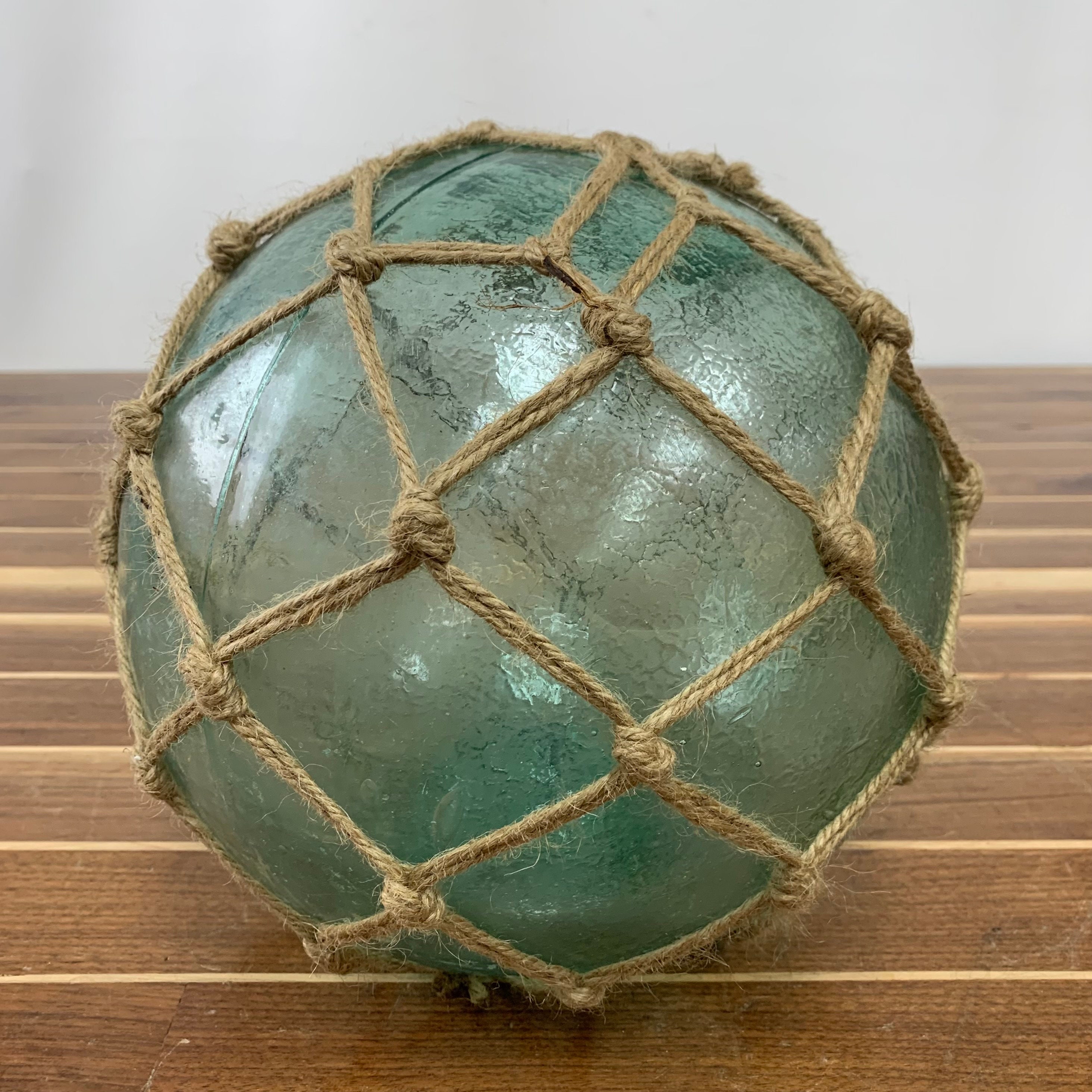 Vintage Light Green Sea Glass Float - Etsy