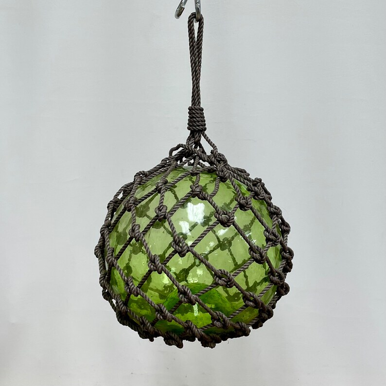Fisherman’s Vibrant Green Sea Glass Float - Etsy