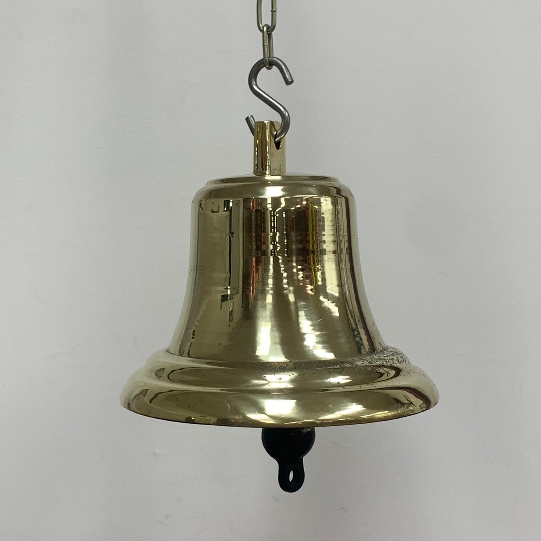 Vintage Brass Blank Ships Bell - Etsy