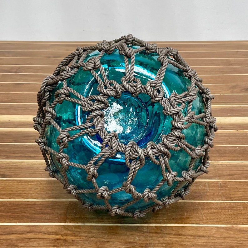 Aqua Sea Glass Float | USA SHIPPED - Etsy