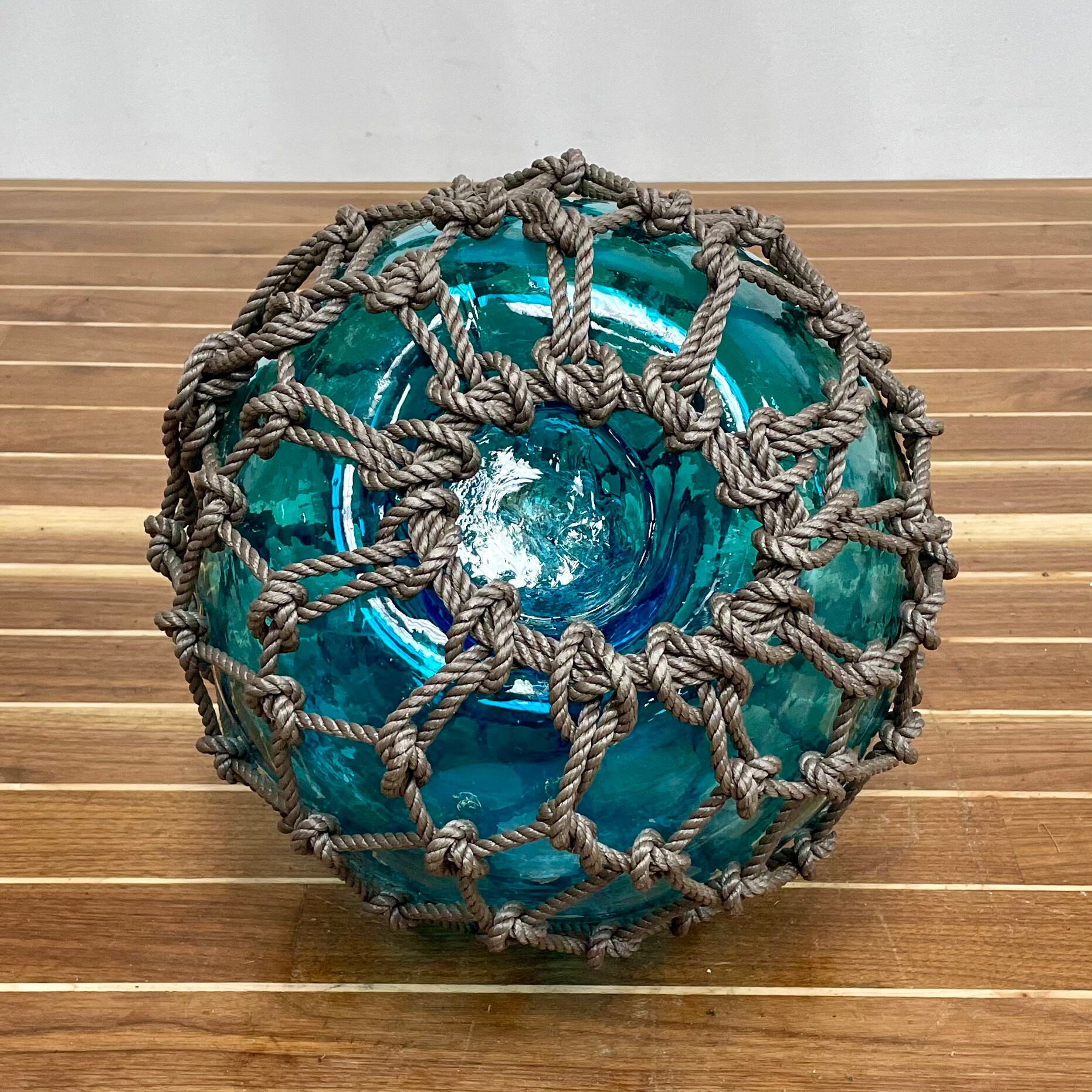 Aqua Sea Glass Float | USA SHIPPED - Etsy