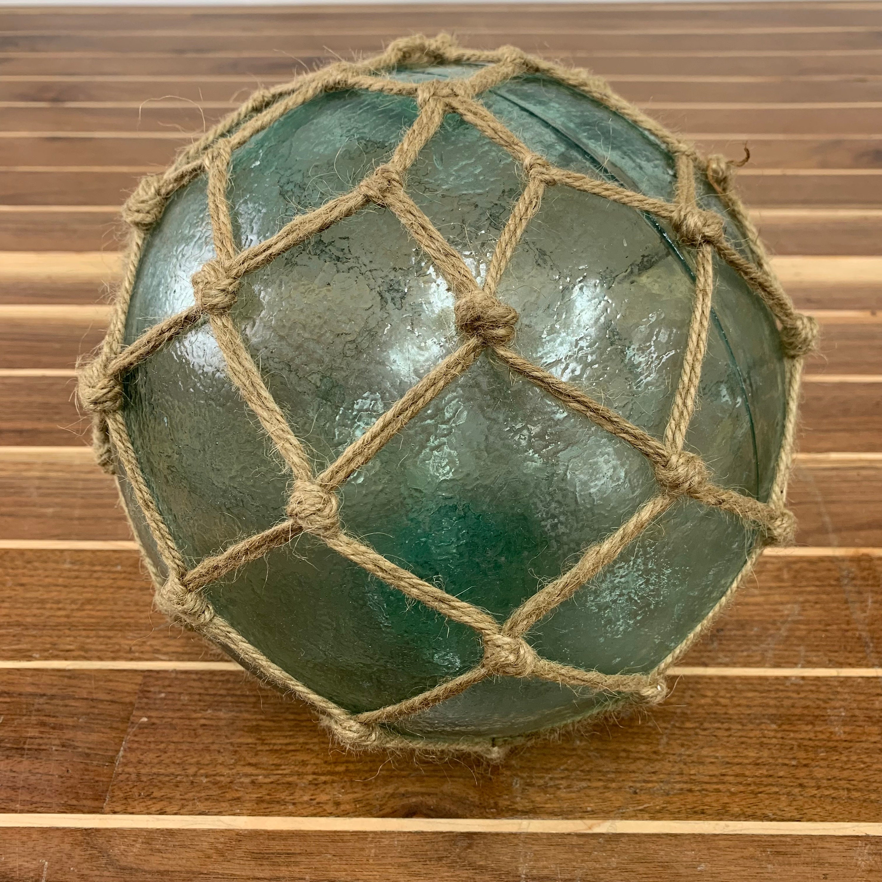 Vintage Light Green Sea Glass Float - Etsy