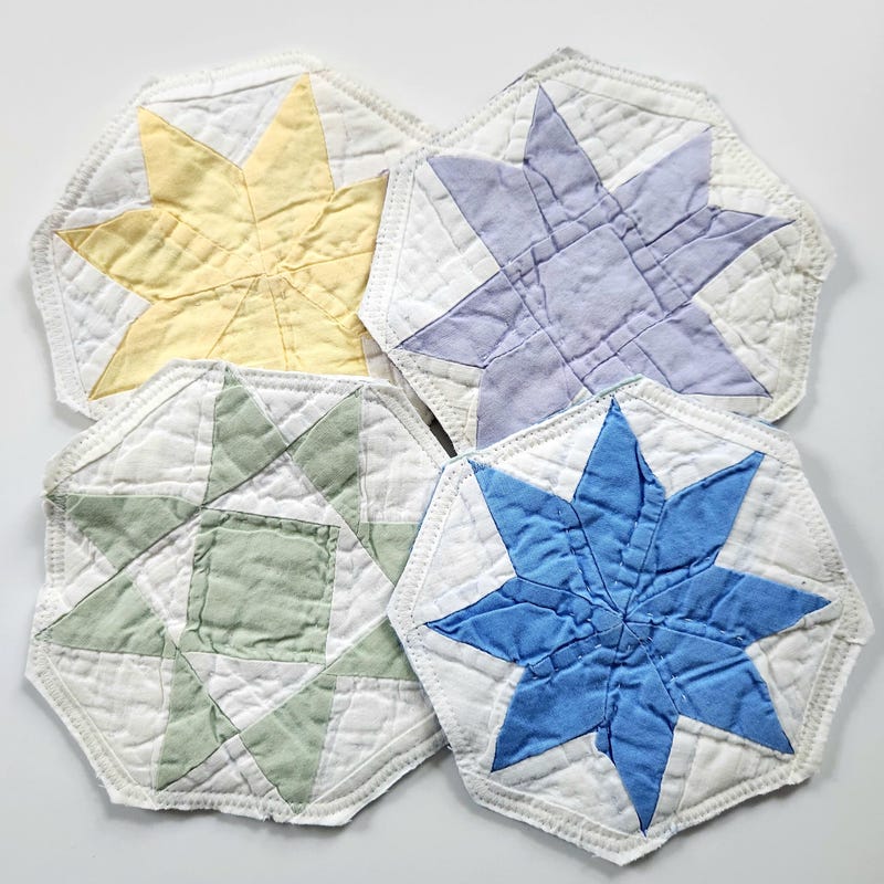 Quilted Coasters - Etsy