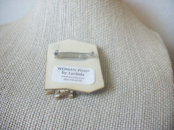 RARE Vintage Jewelry Woman Pins By Lucinda Day Off Wa… - Gem