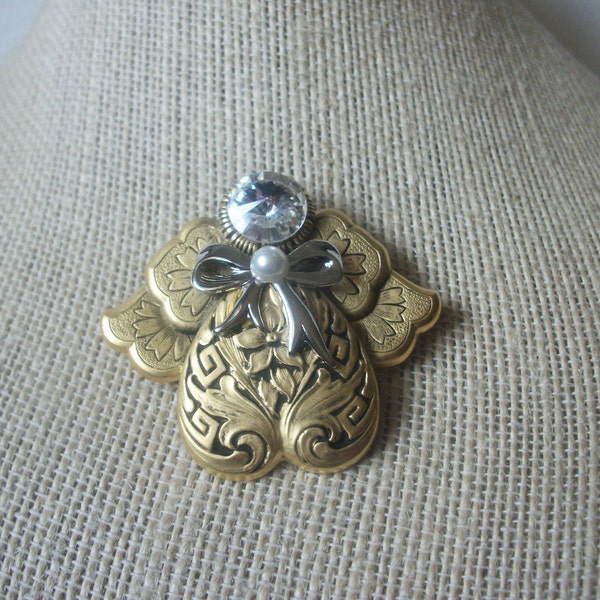 Jane Angel Brooch - Etsy