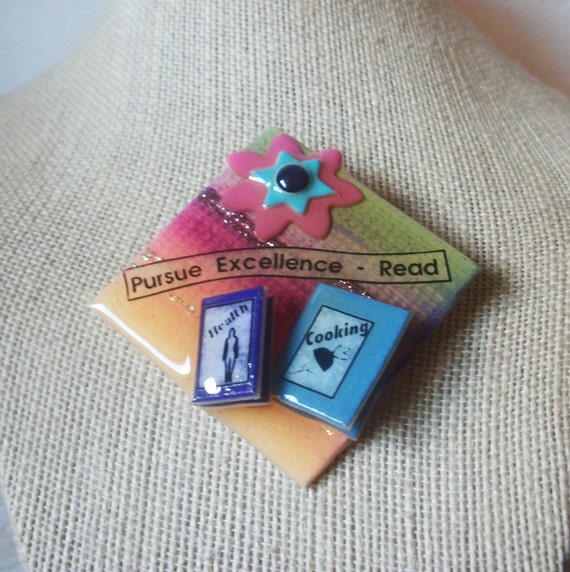 Pretty Vintage Lucinda Book Pins Heart Pins By Lucind… - Gem