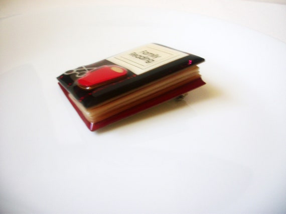 Thicker 3D RARE Lucinda Vintage Book Pins Family Read… - Gem