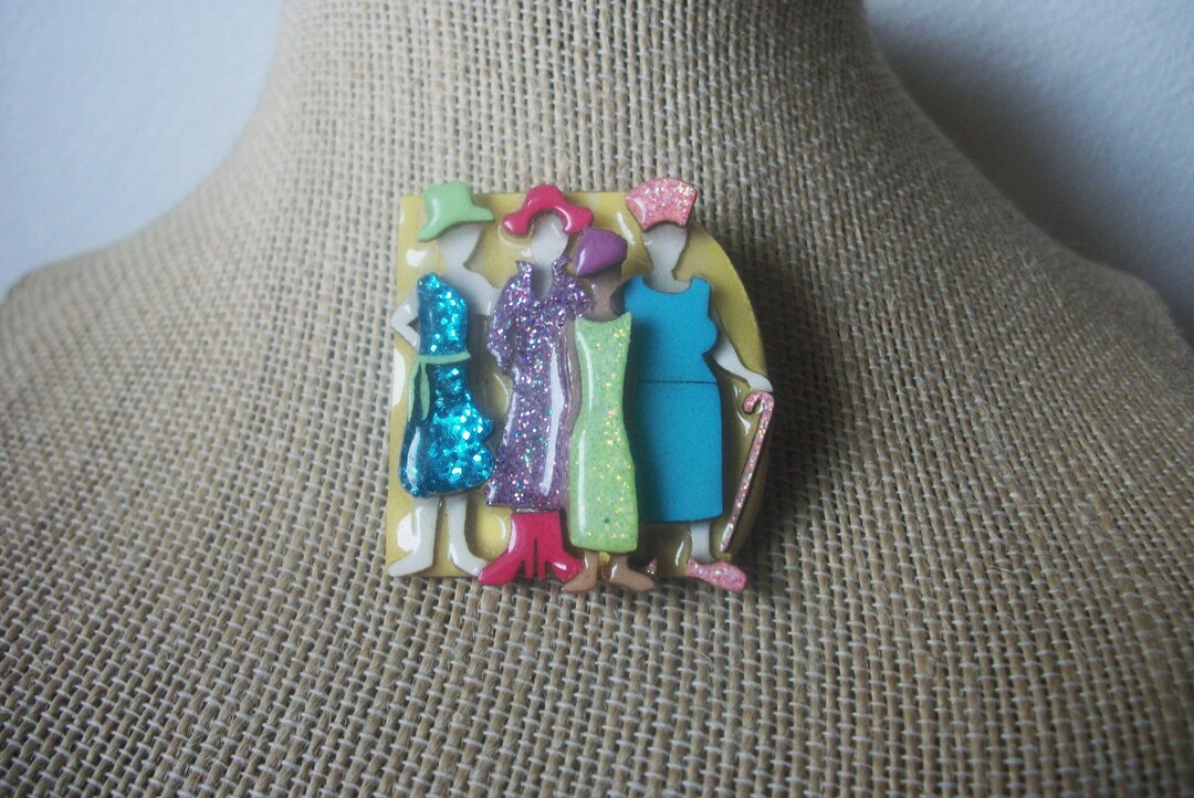 Pretty RARE Lucinda Pins, Best Friends, Celebration Good Times, Woman ...