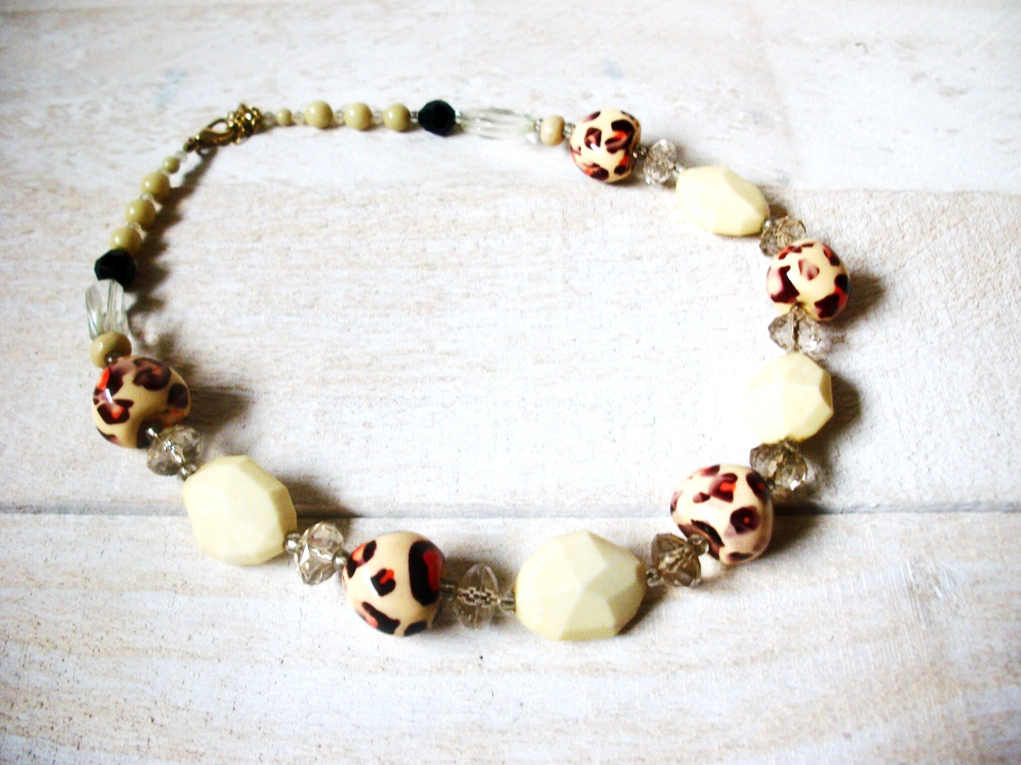 Retro 18 21 Necklace Grrrrr Animal Print - Etsy