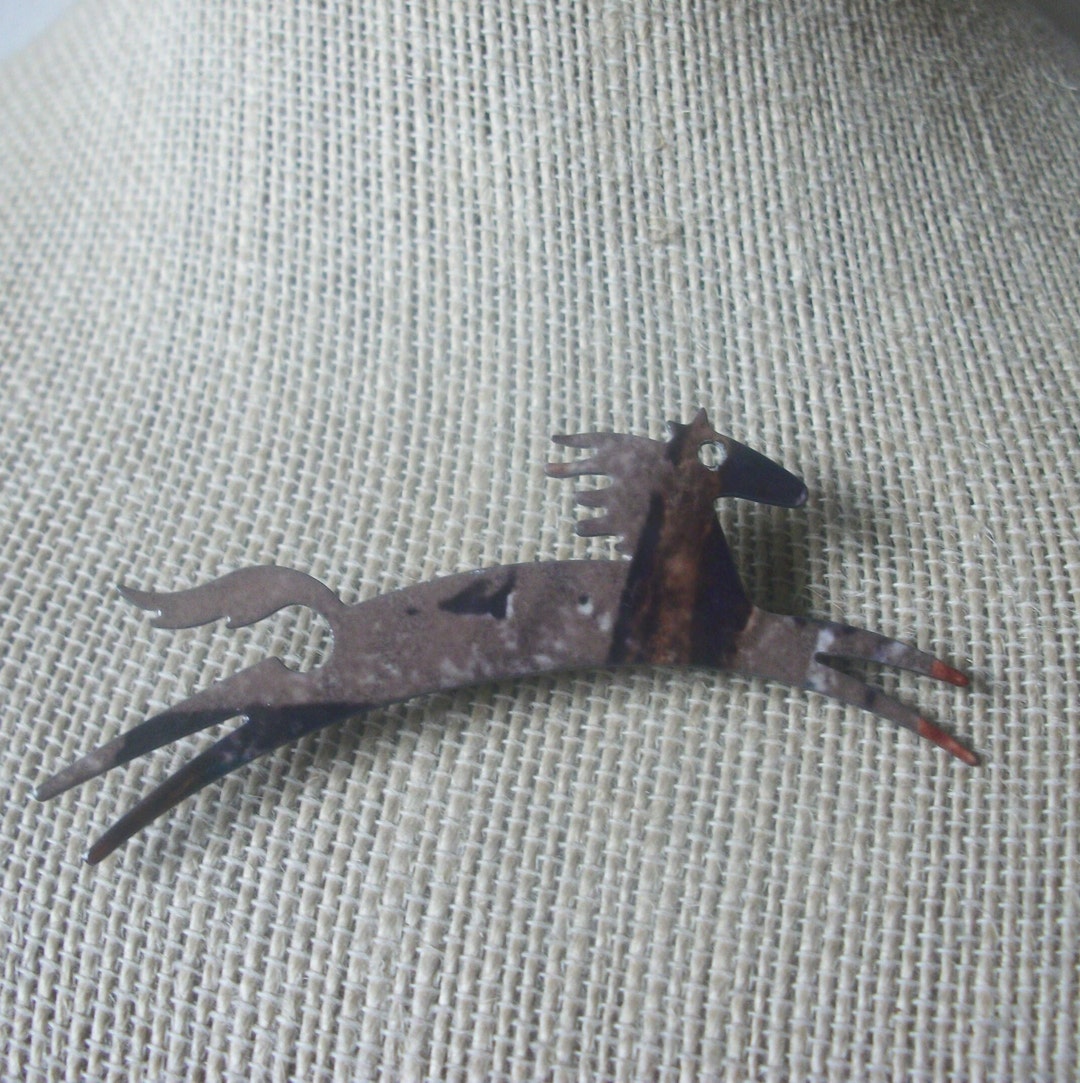 Vintage Jewelry Artisan Native Metal Work Mustang Wild - Etsy