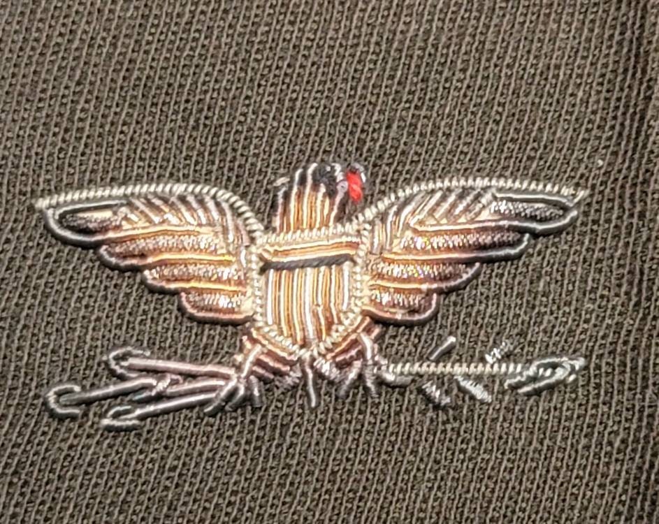 WW2 NOS Vintage Full Bird Colonel Insignia Olive Drab | Etsy
