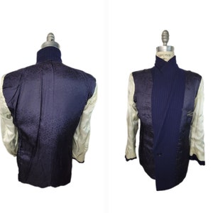 Mens Vintage Striped Bespoke Custom Made Hollywood Rise Suit San ...