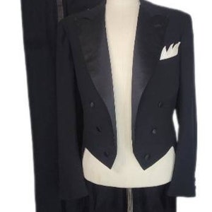 Vintage Mens Black Formal Tails Brooks Brothers New York Must See - Etsy