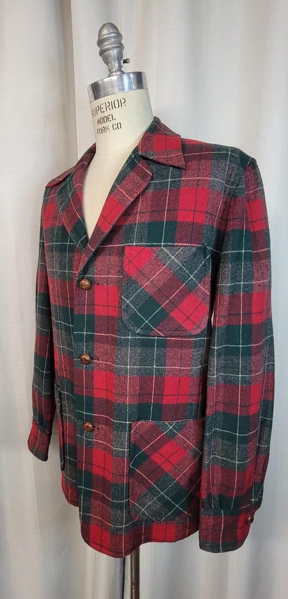 Vintage ~ Mens ~ Pendleton Jacket ~ Incredible ~ Colo… - Gem
