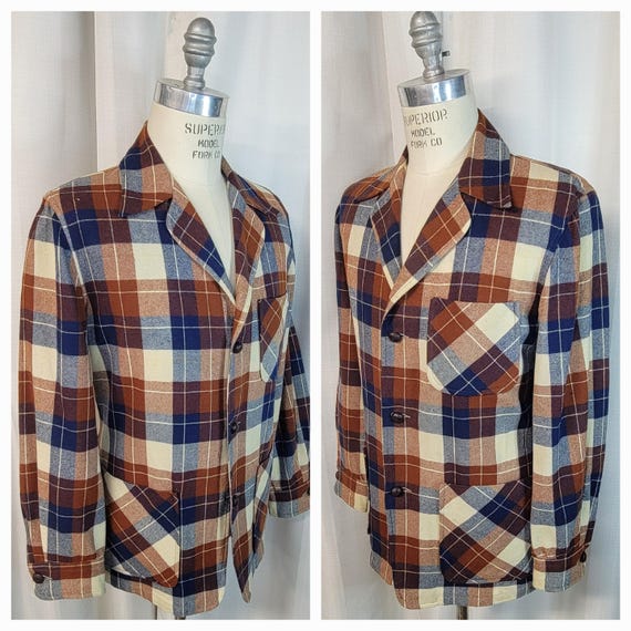 Vintage ~ Mens ~ Pendleton Jacket ~ Incredible ~ Colo… - Gem