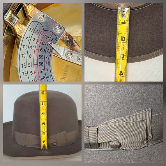 Vintage Men's Zootsuit Pachuco Fedora Hat Super Wide … - Gem