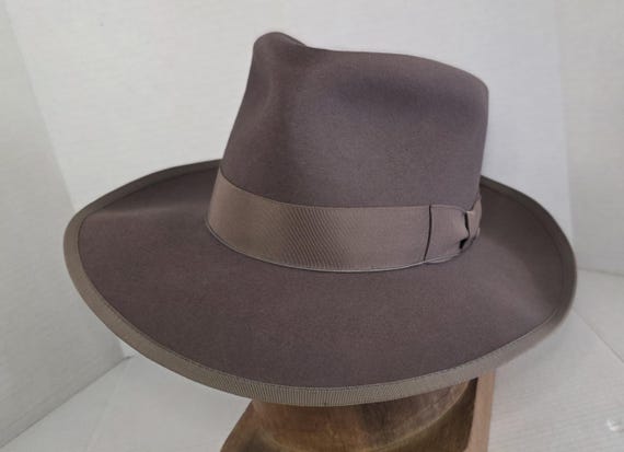 Vintage Men's Zootsuit Pachuco Fedora Hat Super Wide … - Gem