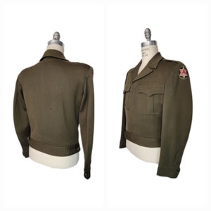 WW2 ~ US Army ~ Officers ~ Pinks and Greens ~ Dress ~ Uniform ~ Ike ~ L ...
