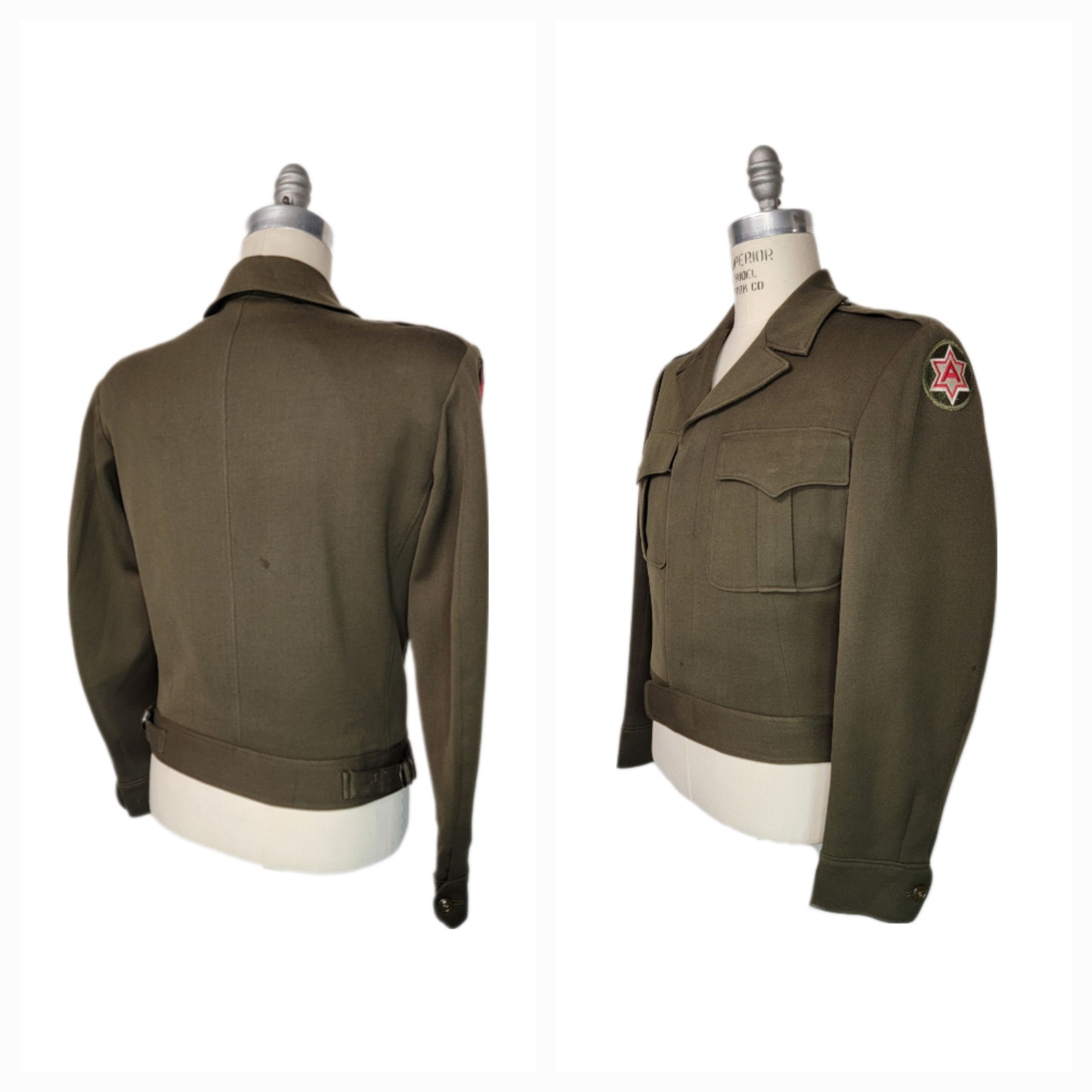WW2 ~ US Army ~ Officers ~ Pinks and Greens ~ Dress WW2 ~ US Army ~ Officers ~ Pinks and Greens ~ Dress