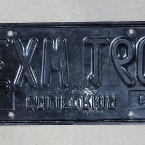 1960's Year of Manufacture YOM California License Plates DMV Cleared ...