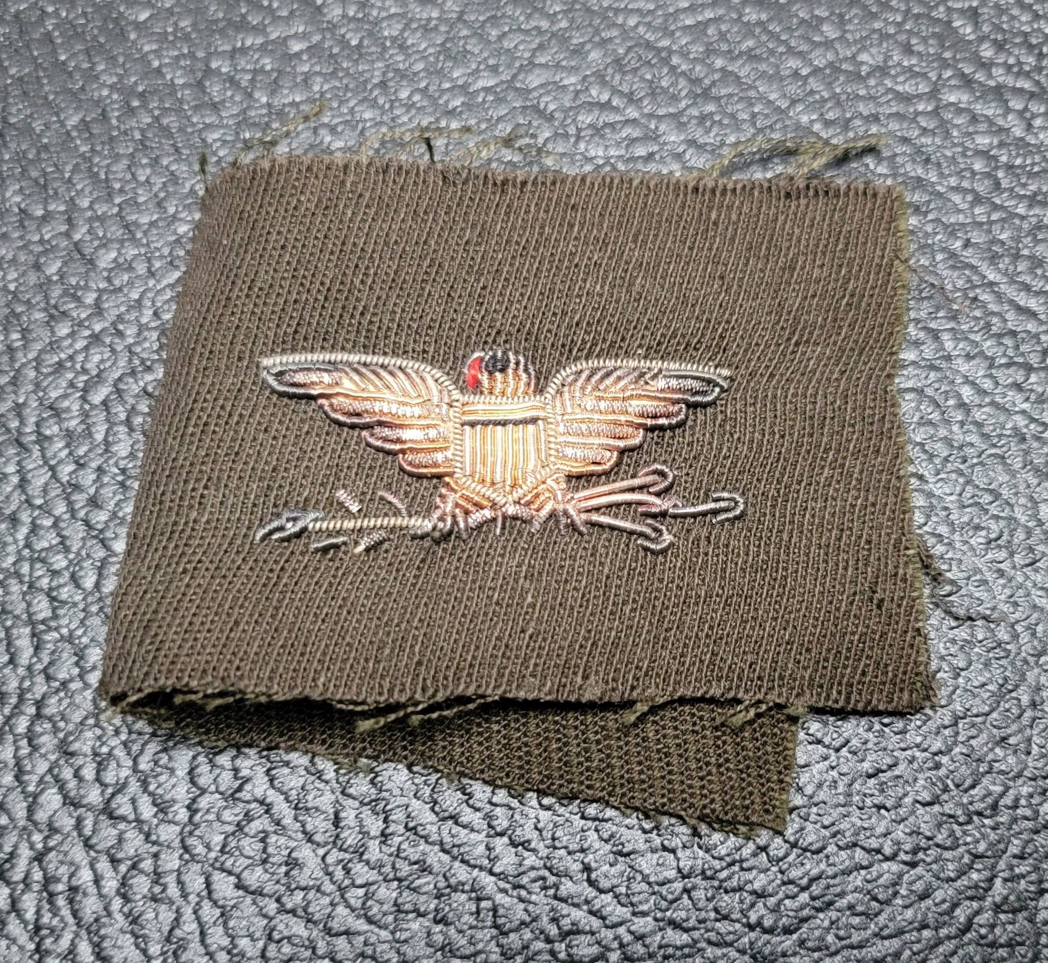 WW2 NOS Vintage Full Bird Colonel Insignia Olive Drab | Etsy