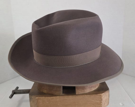 Vintage Men's Zootsuit Pachuco Fedora Hat Super Wide … - Gem