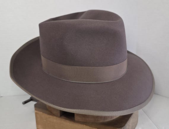 Vintage Men's Zootsuit Pachuco Fedora Hat Super Wide … - Gem