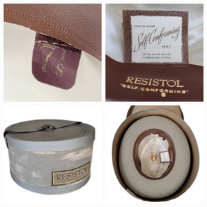 Vintage ~ Men's ~ Resistol ~ Unworn ~ Governor's ~ Fedora ~ NOS ...
