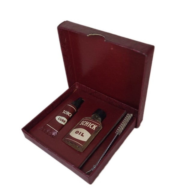 Mens ~ Vintage ~ Schick ~ Shaving Kit ~ Original ~ Bo… - Gem