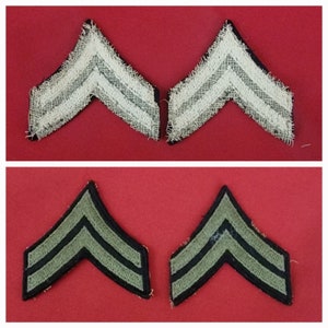 WW2 US Army US Army Air Force Enlisted Sleeve Rank Collection Must See ...