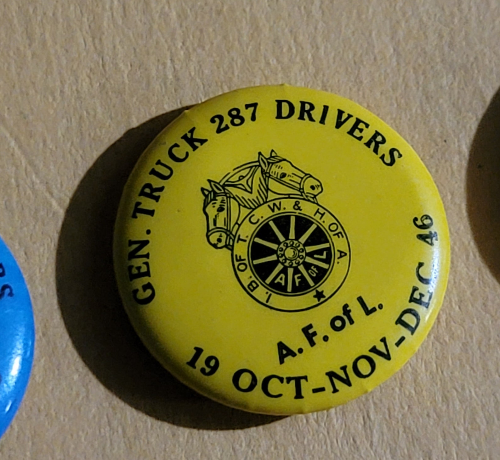 Vintage Teamsters 1945 1946 1947 Union Pins L@@k!!! - Etsy