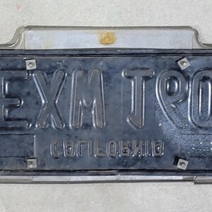 1960's Year of Manufacture YOM California License Plates DMV Cleared ...