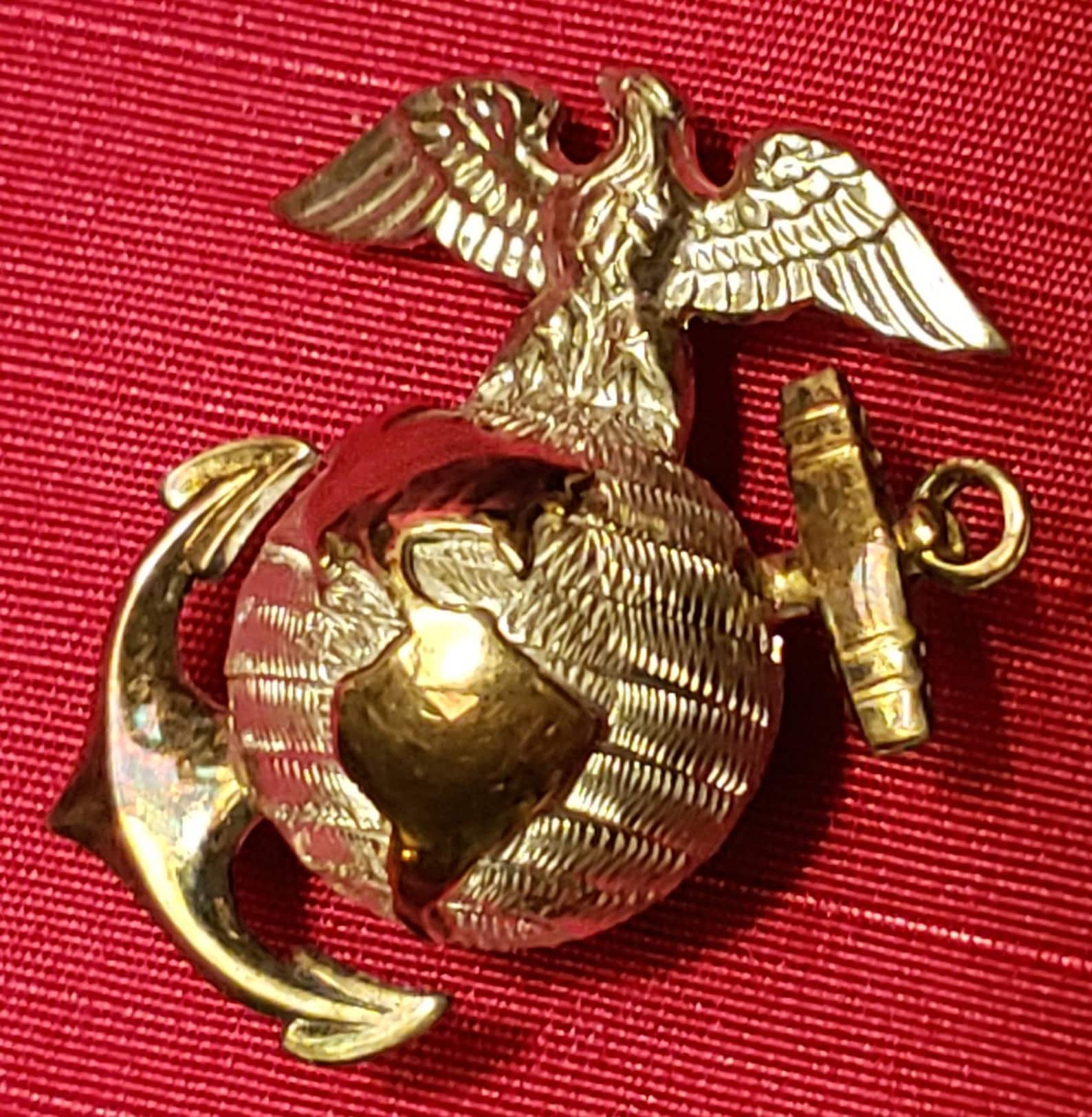 WW2 ~ USMC Officers ~ H and H ~ Collar Device ~ Viking - Great ...