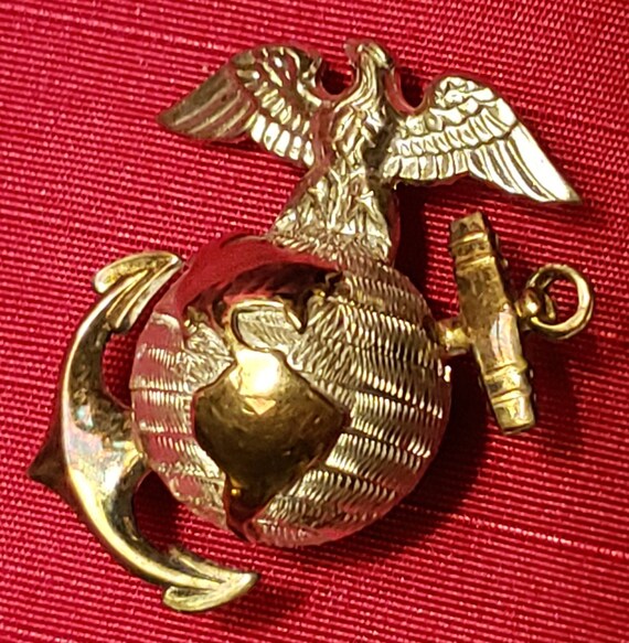 WW2 USMC Officers H and H Collar Device Viking Great | Etsy