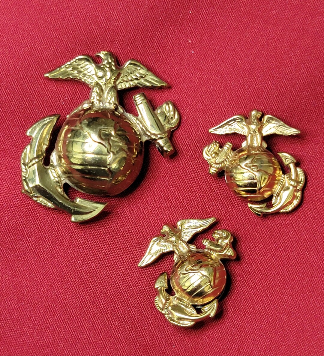 WW2 USMC NCO Dress Blues Ega's Insignia Beautiful Must See - Etsy