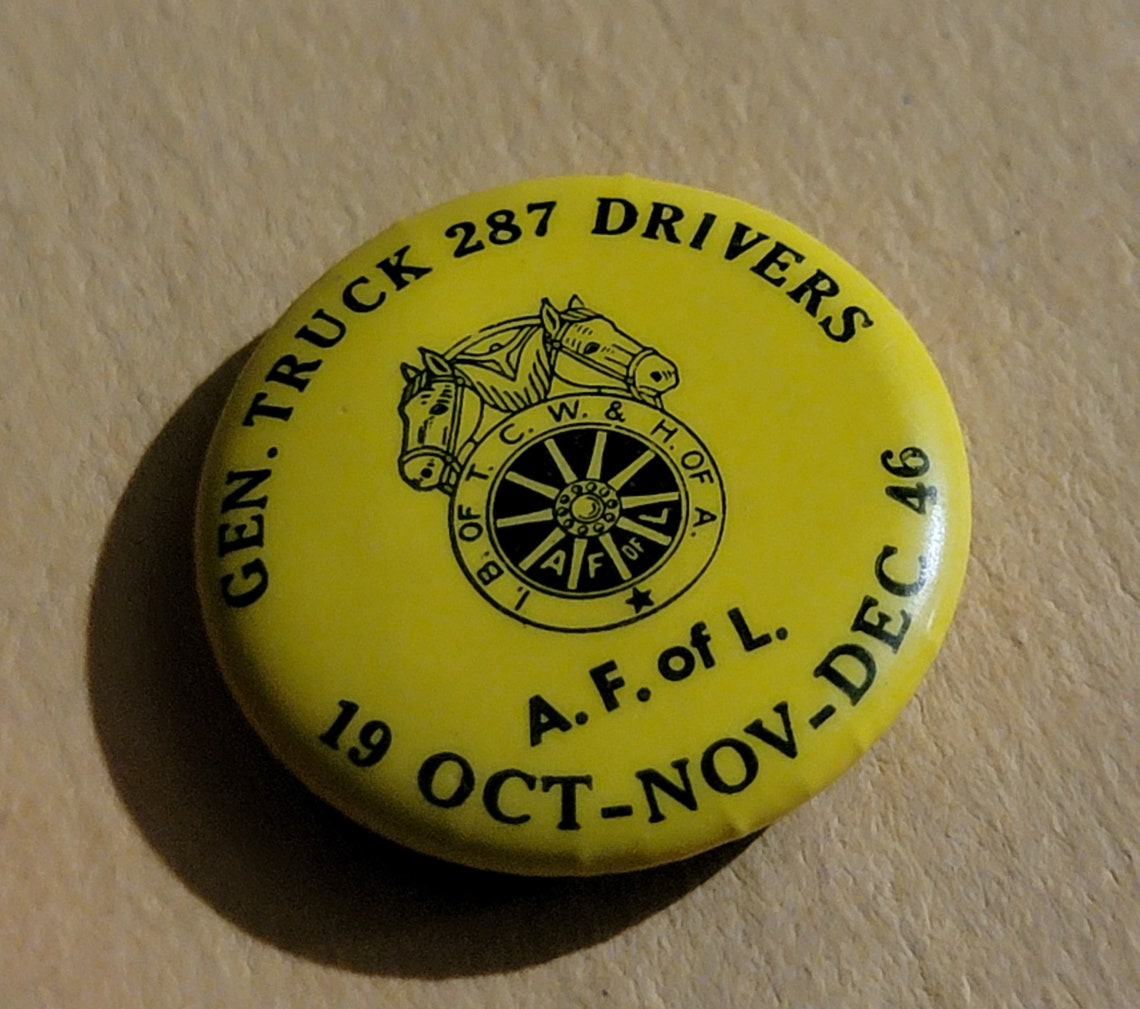 Vintage Teamsters 1945 1946 1947 Union Pins L@@k!!! - Etsy